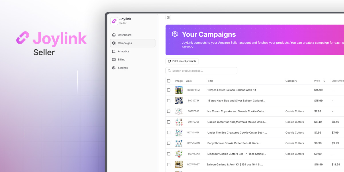 JoyLink Seller - Done-For-You Affiliate Network